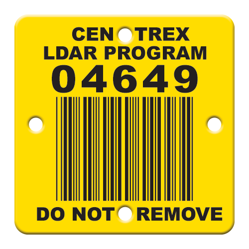 LDAR Tags for Checkpoint Identification & EPA Compliance