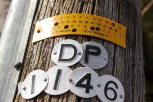 Utility Pole Identification Tags