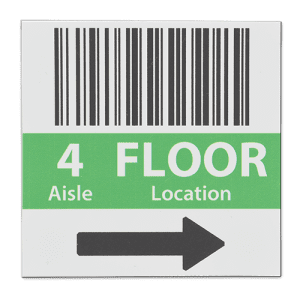 Warehouse Rack Labels | Various Materials and Configurations