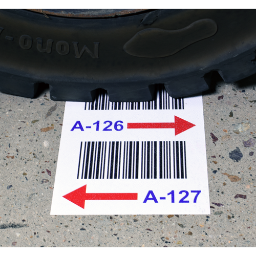 Floor Markers - Custom Warehouse Barcode Identification