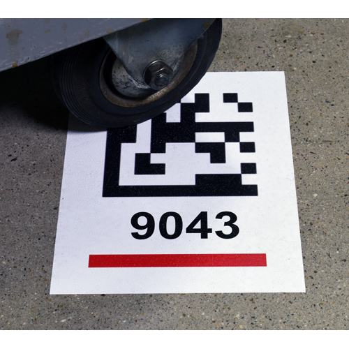 Floor Markers - Custom Warehouse Barcode Identification