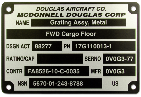 Aluminum Nameplates - Express