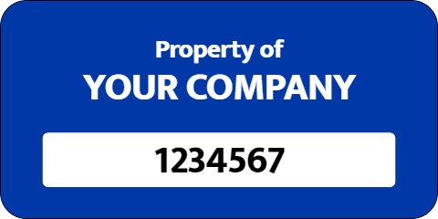 Design and Purchase Asset Tags Online